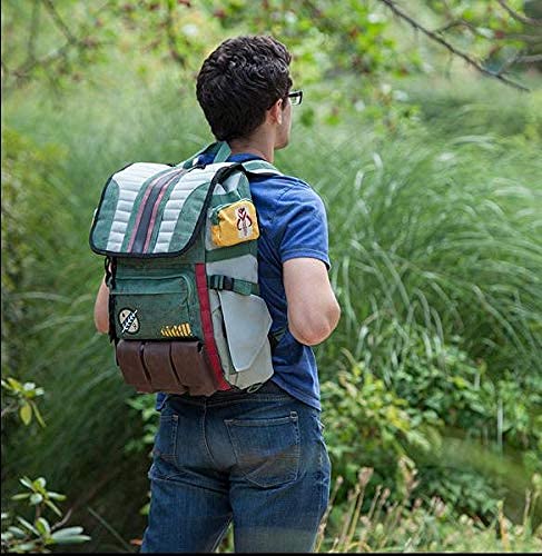 MiaoDuo For Boba Fett Laptop Backpack Standard Bag Hunter Travel Backpack Outdoor Knapsack