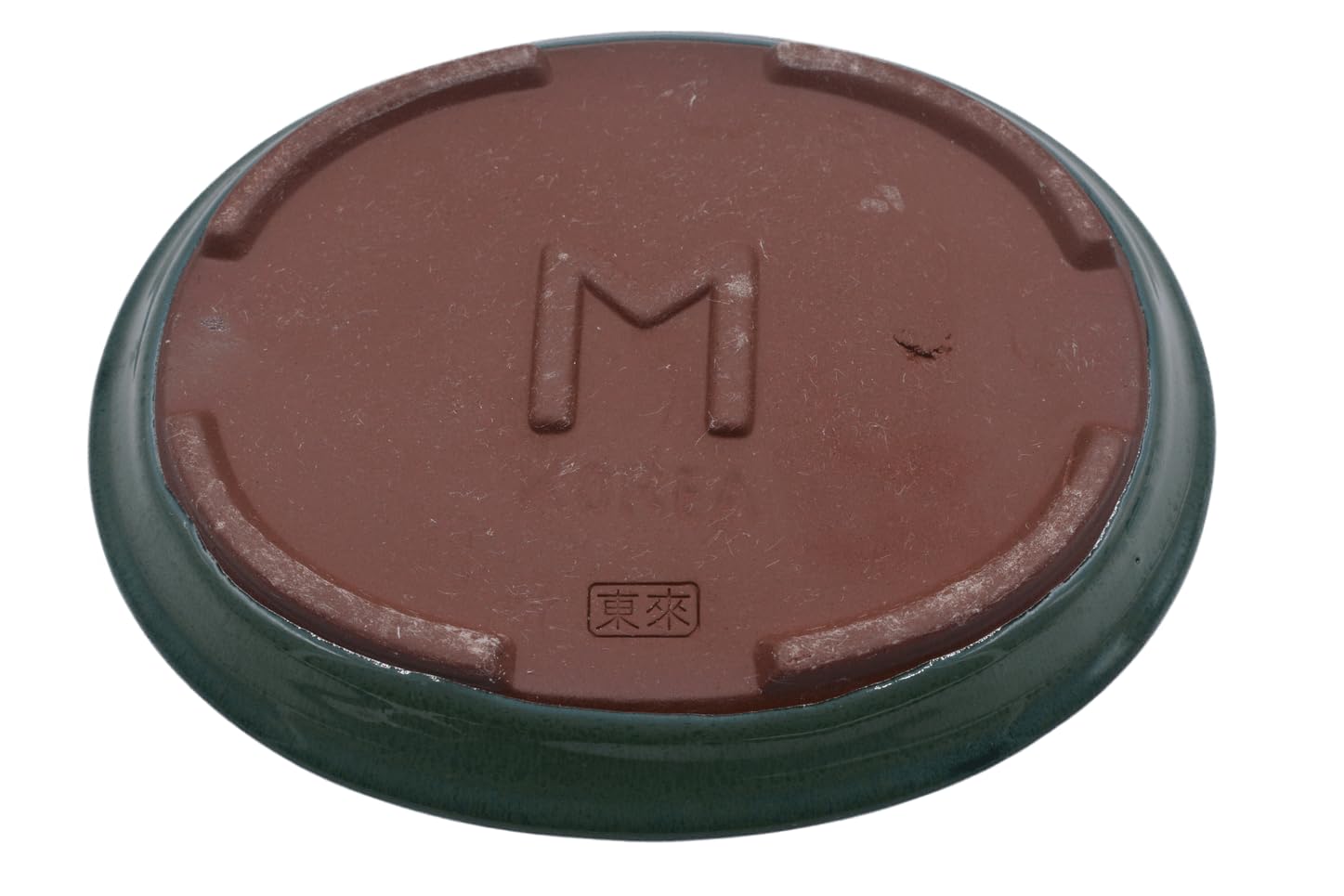 Aven's Serenity Garden 6.5" Korean Oval Humidity Tray Glazed Ceramic Plate Tongrae Pot