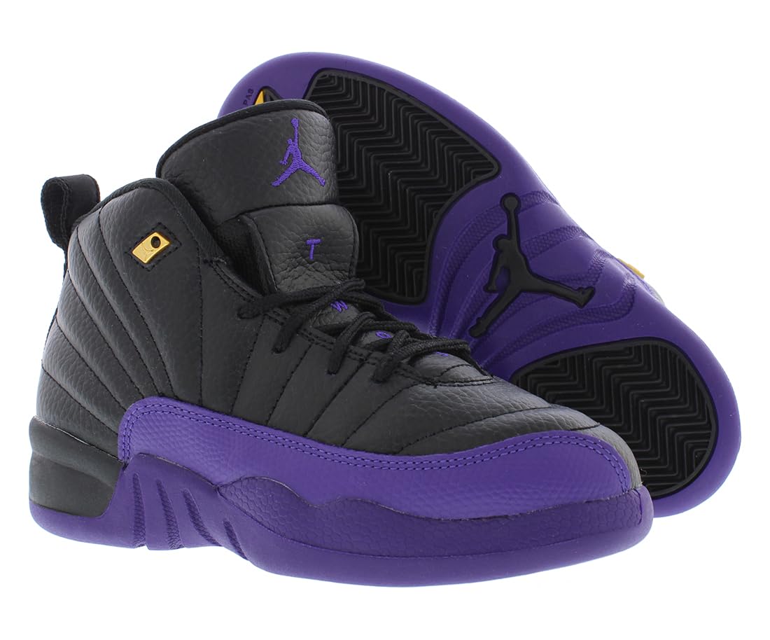 Jordan Little Kid's 12 Retro Black/Field Purple (151186 057) - 2.5