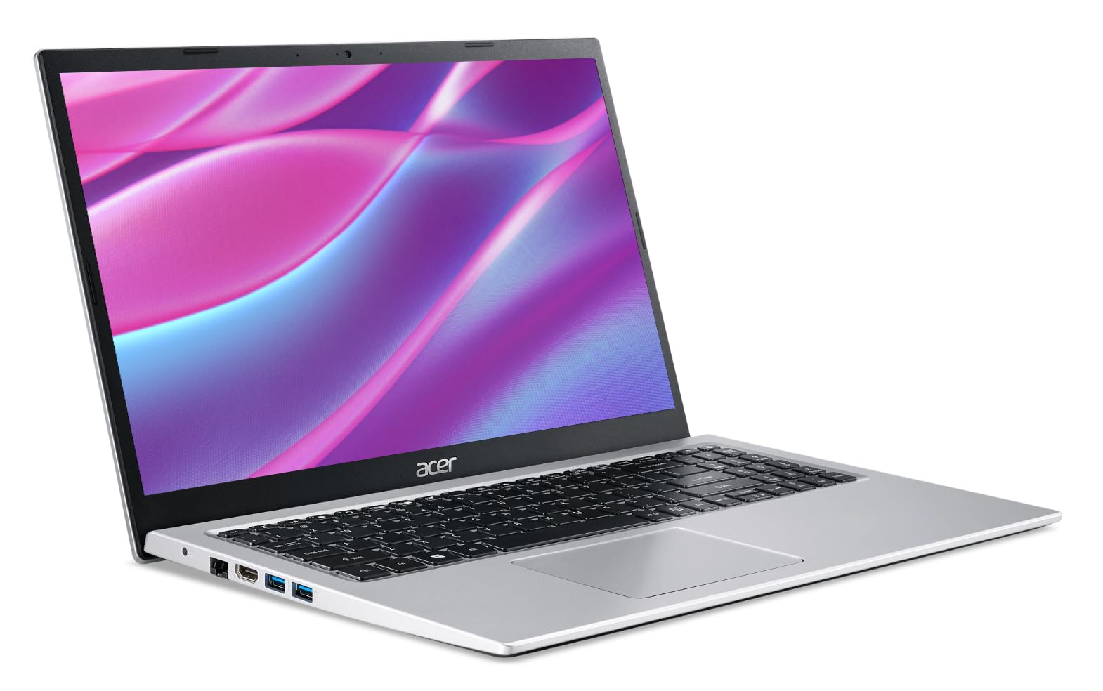 acer Newest Aspire 1 15.6" FHD Slim Laptop Computer, 8GB RAM, 64GB+ 256GB NVMe SSD, Intel Dual-Core Processor, 1-Year Office 365, Numeric KYB, HDMI, Webcam, WiFi, Ethernet, Win 11, w/CUE Accessories