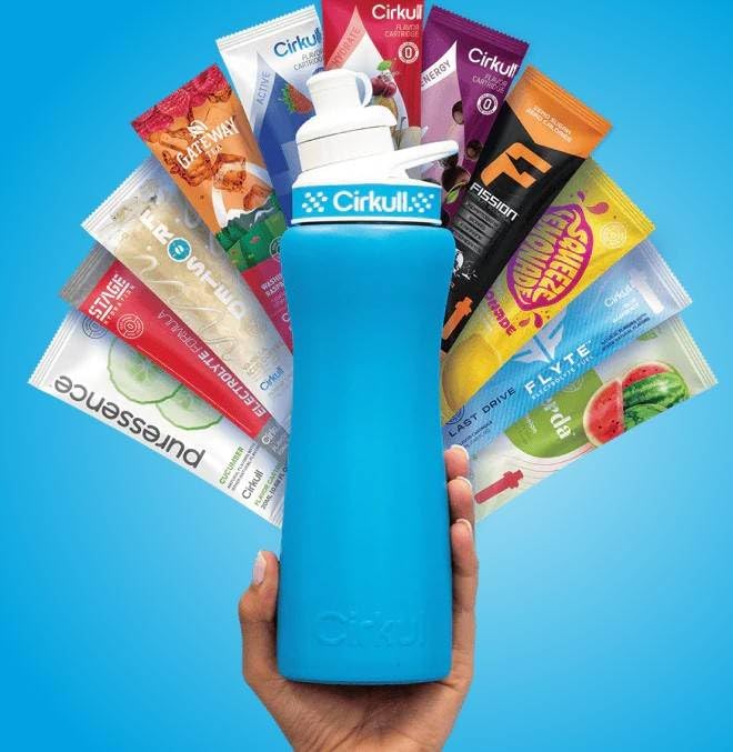 Flavors Cartriges LifeSip, GoSip and FitSip With Electrolytes and Vitamins, No Sugar, Hydrate & Energy, Mixed Flavors Cartridges, Drink Mix, 8-Pack