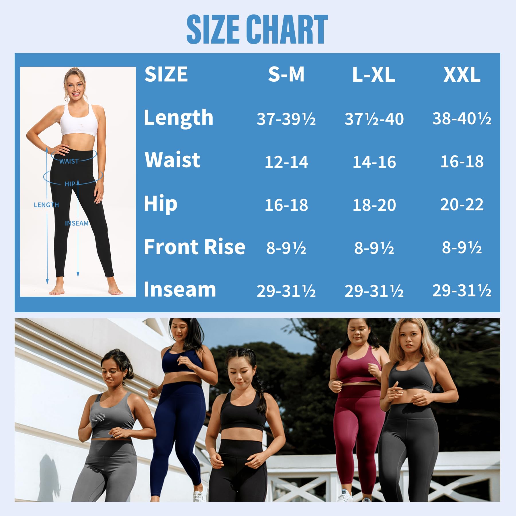 Sundwudu 5 Pack Leggings for Women Tummy Control, Soft High Waisted Black Yoga Pants for Workout Reg & Plus Size
