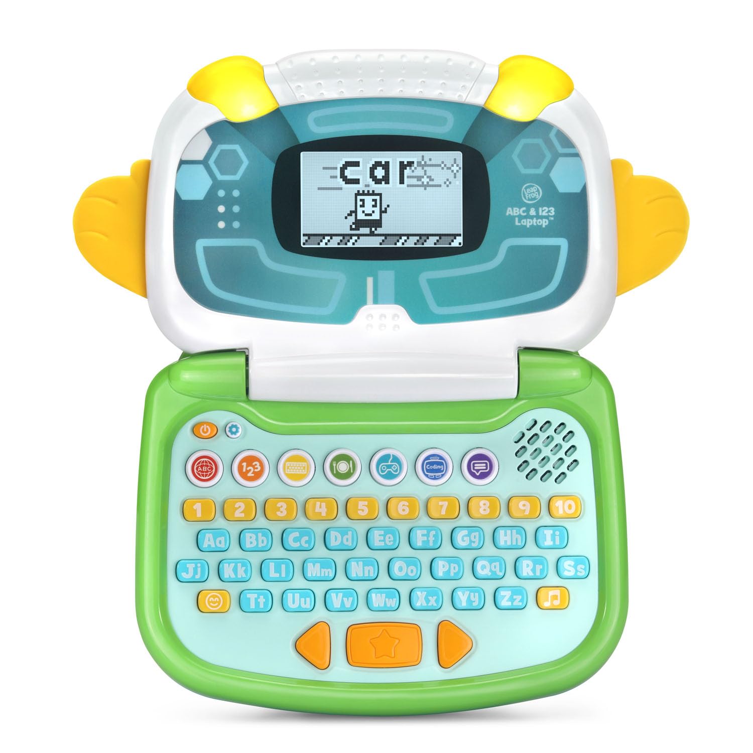 LeapFrog ABC and 123 Laptop for Preschoolers Ages 3-7 Years, Green