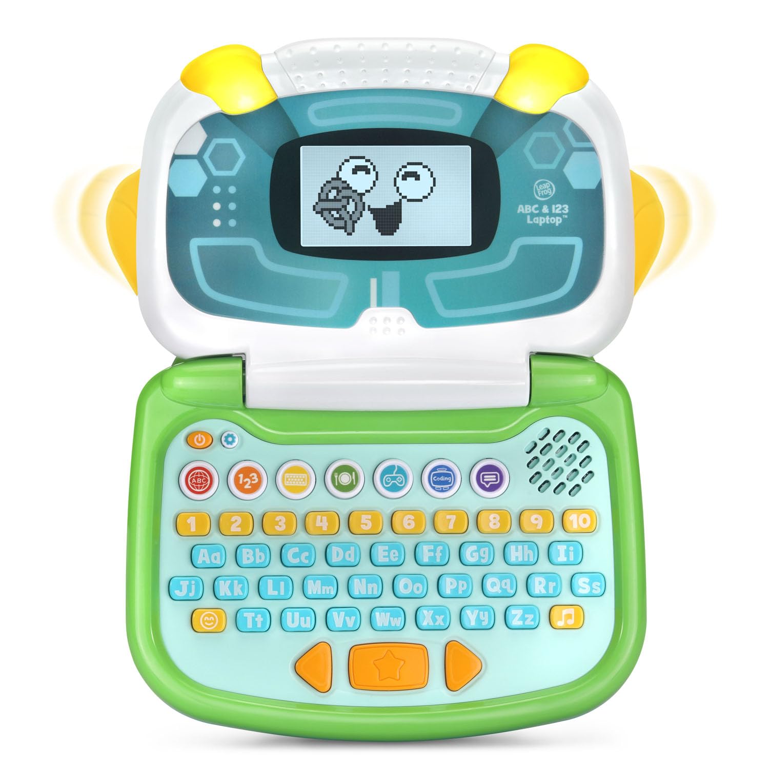 LeapFrog ABC and 123 Laptop for Preschoolers Ages 3-7 Years, Green