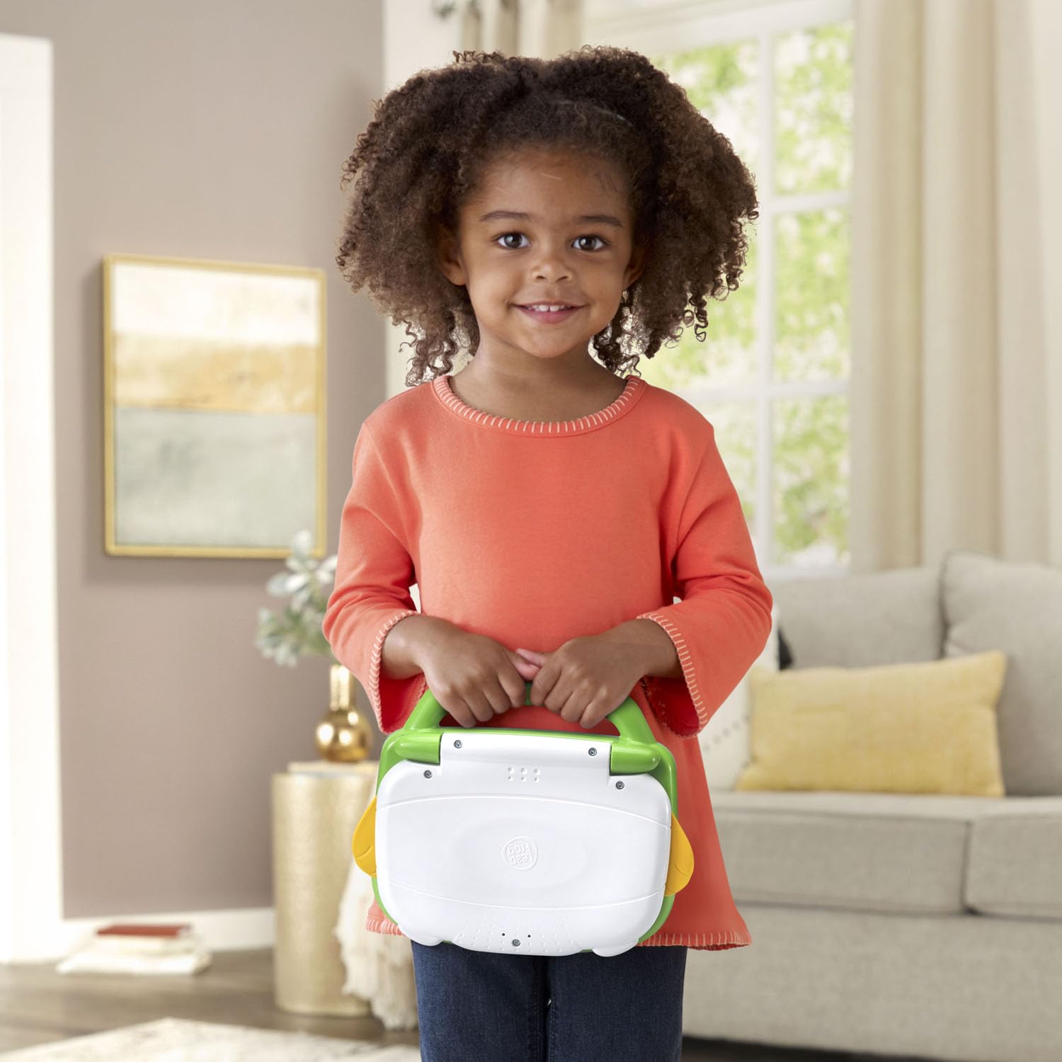 LeapFrog ABC and 123 Laptop for Preschoolers Ages 3-7 Years, Green