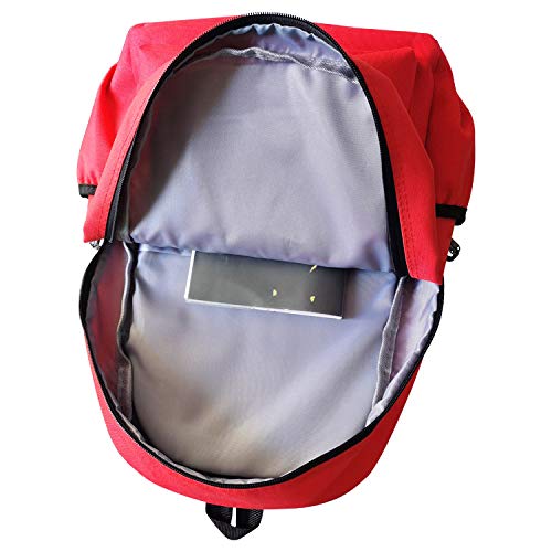 Travel Backpack for Women (17-Inch), Kids Backpack for Girls boys Hiking Bookbag Suitable For Students Lightweight Laptop Backpack(Red)