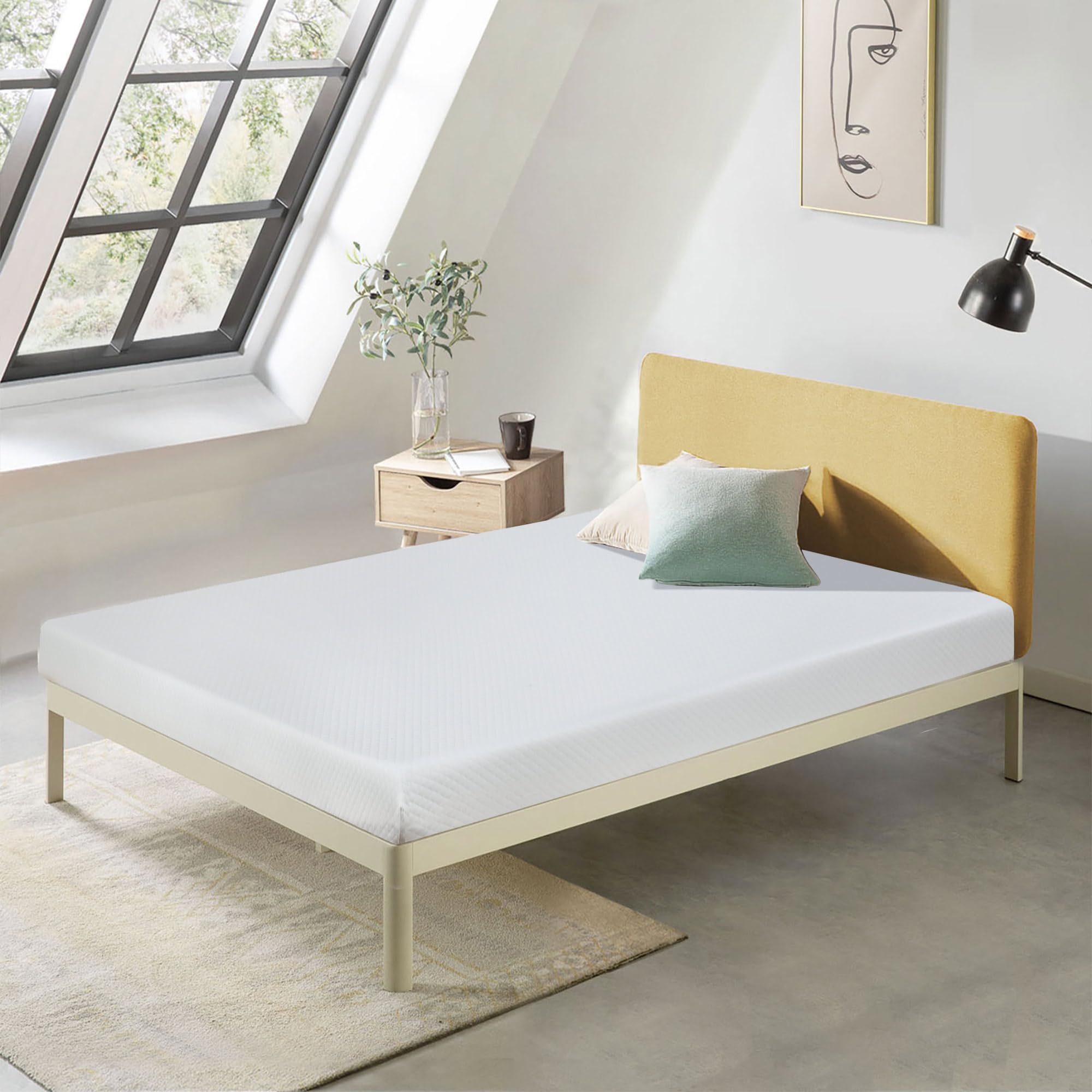 Full Size Mattress, 5/6/8/10/12 Inch Mattress Full Mattress for Cool Sleep & Pressure Relief, Certipur-Us Certified Memory Foam Mattress, Fiberglass Free Full Size Mattress in a Box, (Full, 5 Inch)