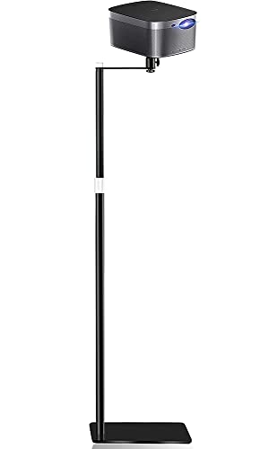 Projector Stand, Projector Floor Stand Mount Adjustable Height 16-50 Inch (Include Ball Head) Universal Projector Stand Behind Sofa Bed 360° Rotation Compatible with XGIMI AuKing Anker and Other