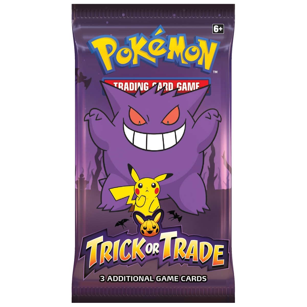 Pokemon Poktemon TGC Trick or Trade Booster Bundle for Ages 6 Years and Up - Includes 120 Mini Packs - 1 Count