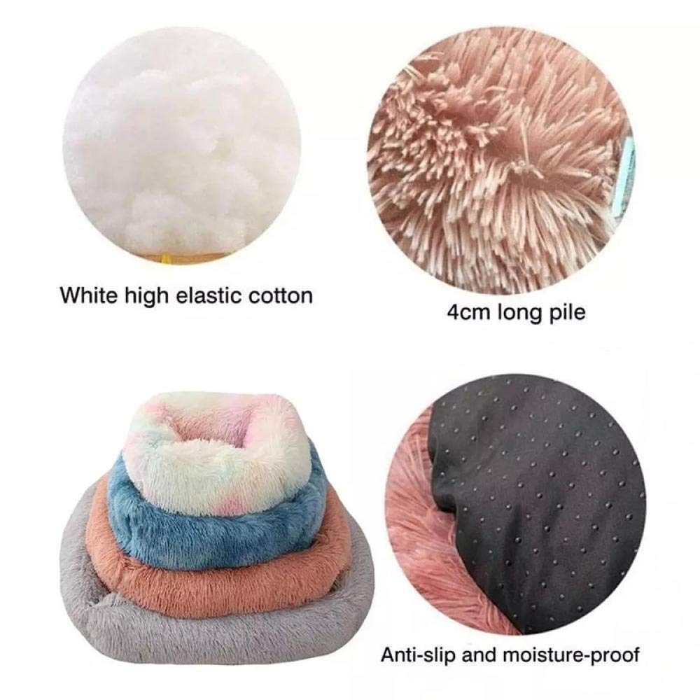 Bed Xs Size Warm Winter Square Super Soft Sleeping Dog Bed Long Plush Washable Cat Mat Basket Puppy House 1Pcs White