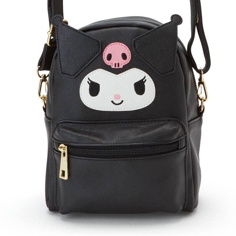 Kawaii Backpack for Girls Anime Mini Backpack Black Cute PU Bag Shoulder Bag For Girl Cosplay