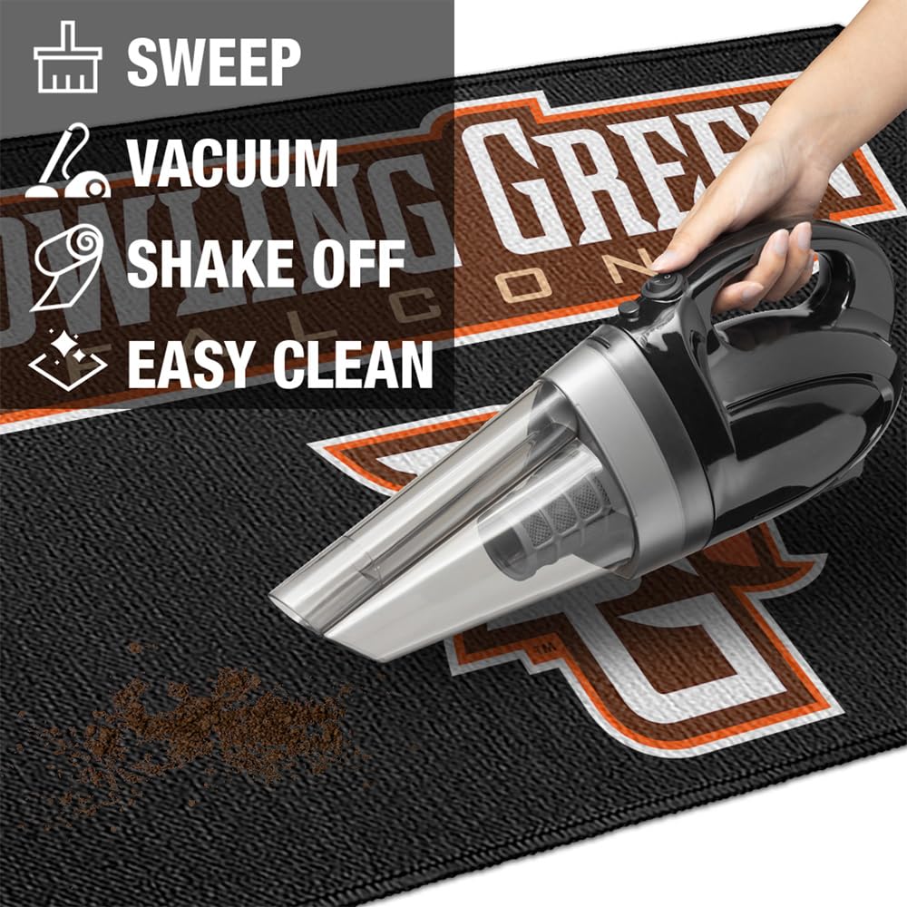 Campus Lab Bowling Green State University Anti-Slip Indoor Doormat, 20β x 31.5β Primary Mark, Floor Mat for Inside Entry Way/Back Door Garage Mudroom Home and Office, Low Profile