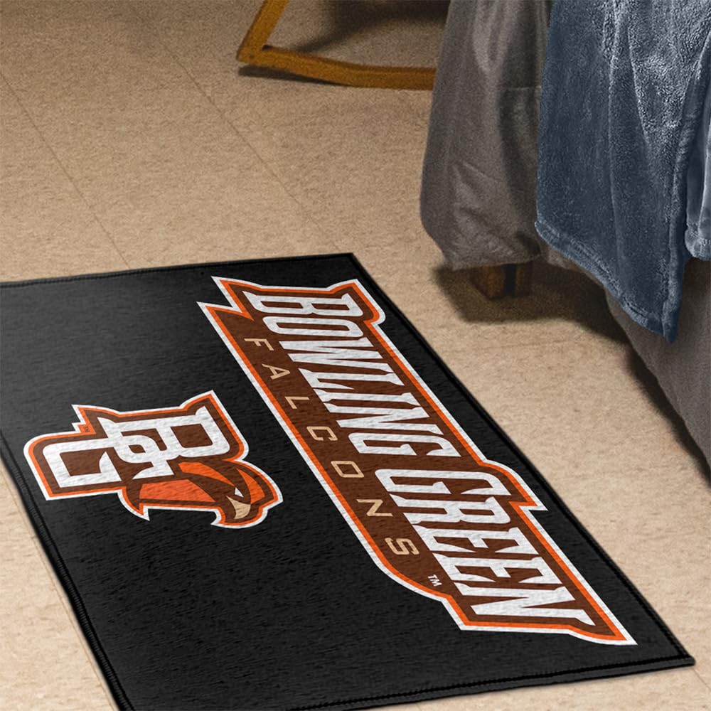 Campus Lab Bowling Green State University Anti-Slip Indoor Doormat, 20β x 31.5β Primary Mark, Floor Mat for Inside Entry Way/Back Door Garage Mudroom Home and Office, Low Profile
