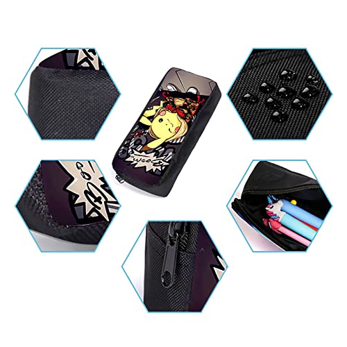 AEXNNZD 2Pcs Anime Backpack Set 16 Inch Backpacks With Pencil Case Multifunction 3D Printed Sports Daypack Travel Bag