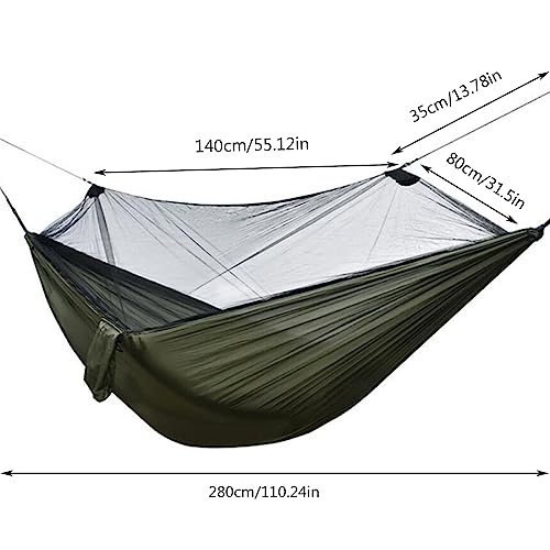 USYFAKGH Automatic Quick Opening Pole Outdoor Net Removable Outdoor Anti Rolled Over Nylon Cloth Camping Hiking Backpack 45l (Green, One Size)