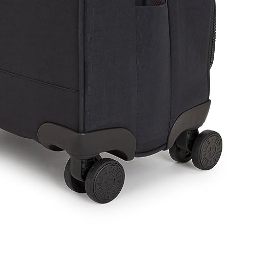 Kipling New Youri Spin Small 4 Wheeled Rolling Luggage Black Noir