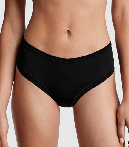 Victoria's Secret PINK Women's Cotton Stretch Hipster Underwear, Panties for Women, Basic, (XL)