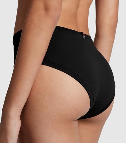 Victoria's Secret PINK Women's Cotton Stretch Hipster Underwear, Panties for Women, Basic, (XL)