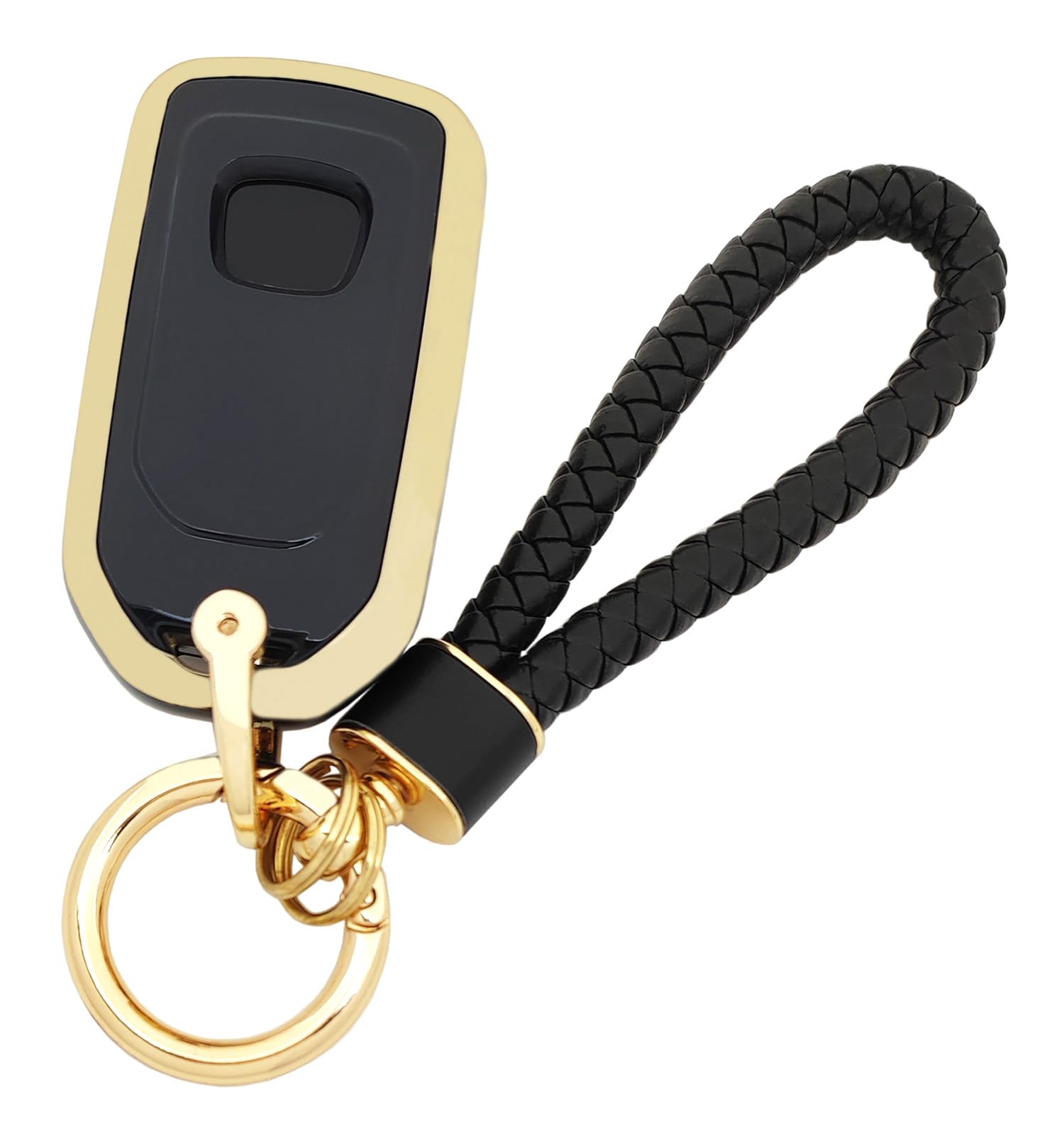 Arruweer Key Fob Cover for Honda Key Fob Case Holder Protector Compatiable with Honda Accord Civic CRV Pilot Ridgeline Odyssey Passport Car Accessories Keychain