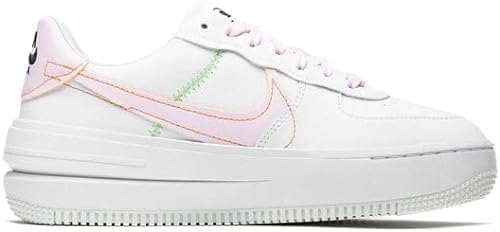 Nike Air Force 1 Platform White/Pearl Pink-Opti Yellow Womens Size 9