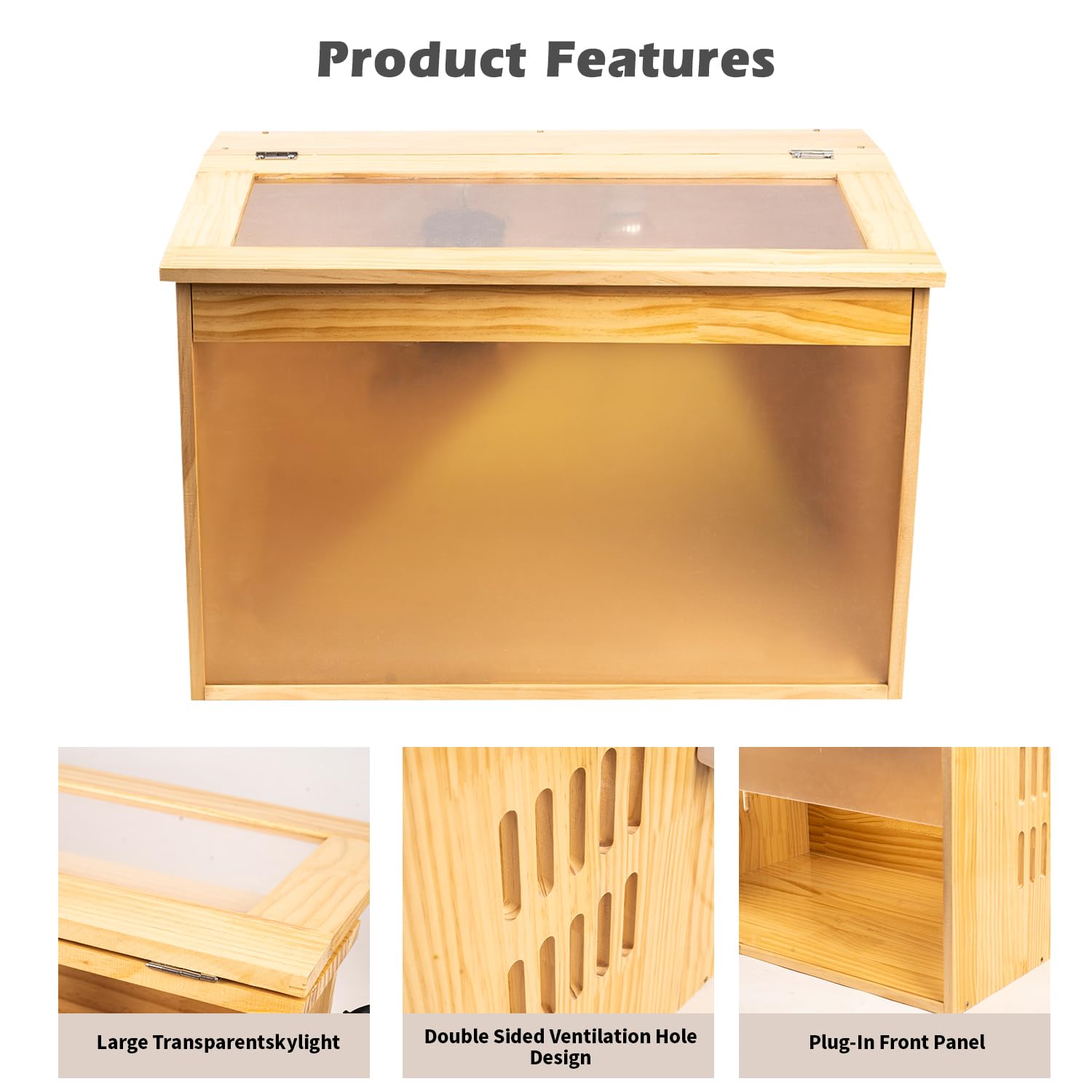 TANXAKUFAN Incubator for Small Animals with Thermostat, Intelligent Chick Brooder Box, Incubator for Newborn Puppies and Kittens, Intelligent Puppy Incubator Dog Kennel Pet Box