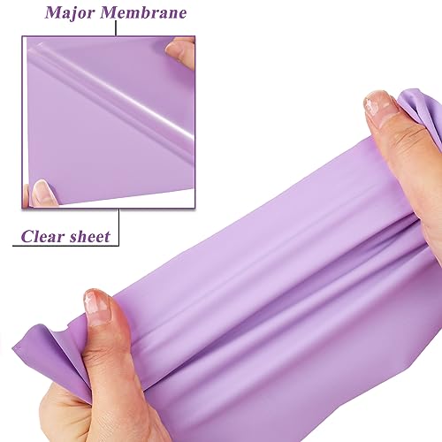 WRAPXPERT Puff HTV Vinyl - Purple Puff Vinyl Heat Transfer 3D,Puff Print Vinly for Tshirts,Clothing,Light Purple Iron on Vinyl 10" x5ft,Easy to Cut&Weed&Press