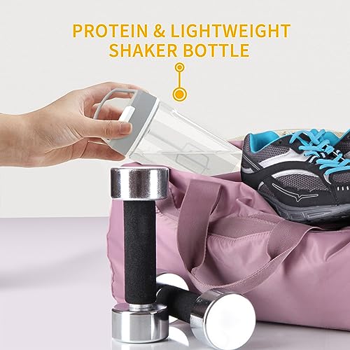 mountop Electric Protein Shaker Bottle, 18oz Rechargeable Blender Bottles, BPA-free Shaker Cups for Protein Shakes, Portable Drink Mixer Gym Accessories Pre Workout Bottles for Men/women, Grey