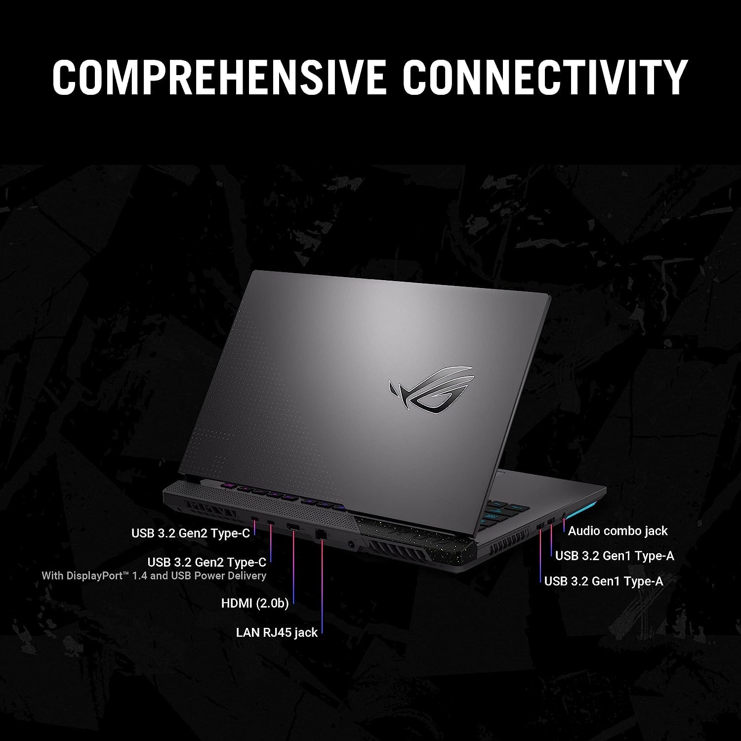 ASUS 2023 Newest ROG Strix G15 Gaming Laptop, 15.6" 2K 165Hz IPS Display, AMD Ryzen 7 6800H, NVIDIA GeForce RTX 3060, 64GB DDR5 RAM, 2TB SSD, Wi-Fi 6E, Bluetooth, Backlit Keyboard, Windows 11 Home