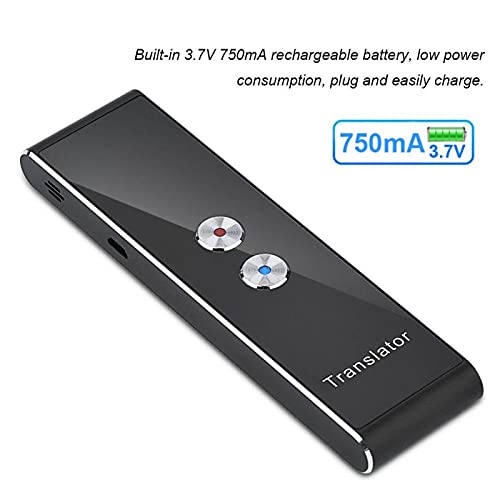 Language Translator, Translate 40 Languages Voice Translator with Intelligent Speech Recognition Technology for Learning, Travelling, Business