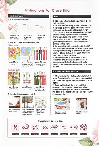 Christmas Truck Stamped Cross Stitch Kits - Dog Counted Cross Stitch Kits for Beginners Adults Needlepoint Cross-Stitch Patterns Dimensions Needlecrafts Embroidery Kits Arts and Crafts