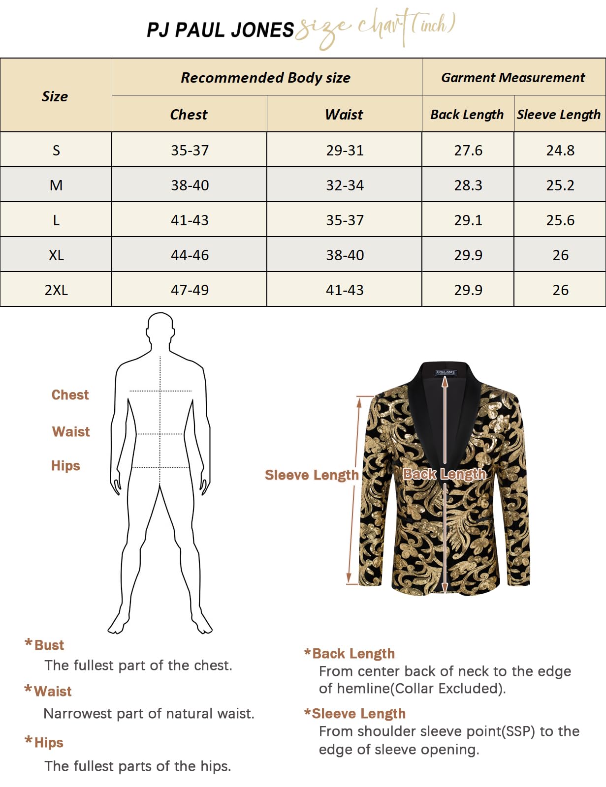 PJ PAUL JONES Men's Suit Jackets Velvet Sequins Tuxedo Jacket Shawl Lapel Slim Fit Casual Blazer for Men Dinner Wine Red 2XL