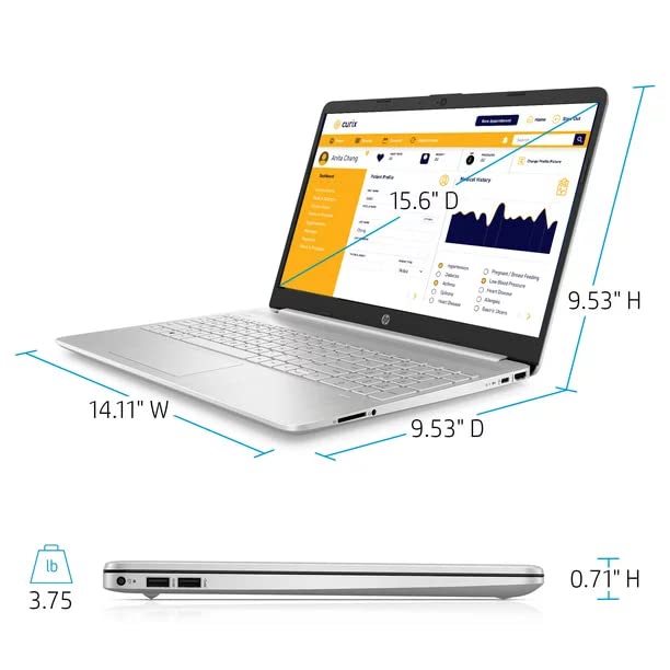 HP 15 inch Lightweight Laptop, HD Touchscreen Display, Intel Core i3-1115G4, 16GB RAM, 1TB SSD, Intel UHD Graphics, Windows 11 Home in S Mode