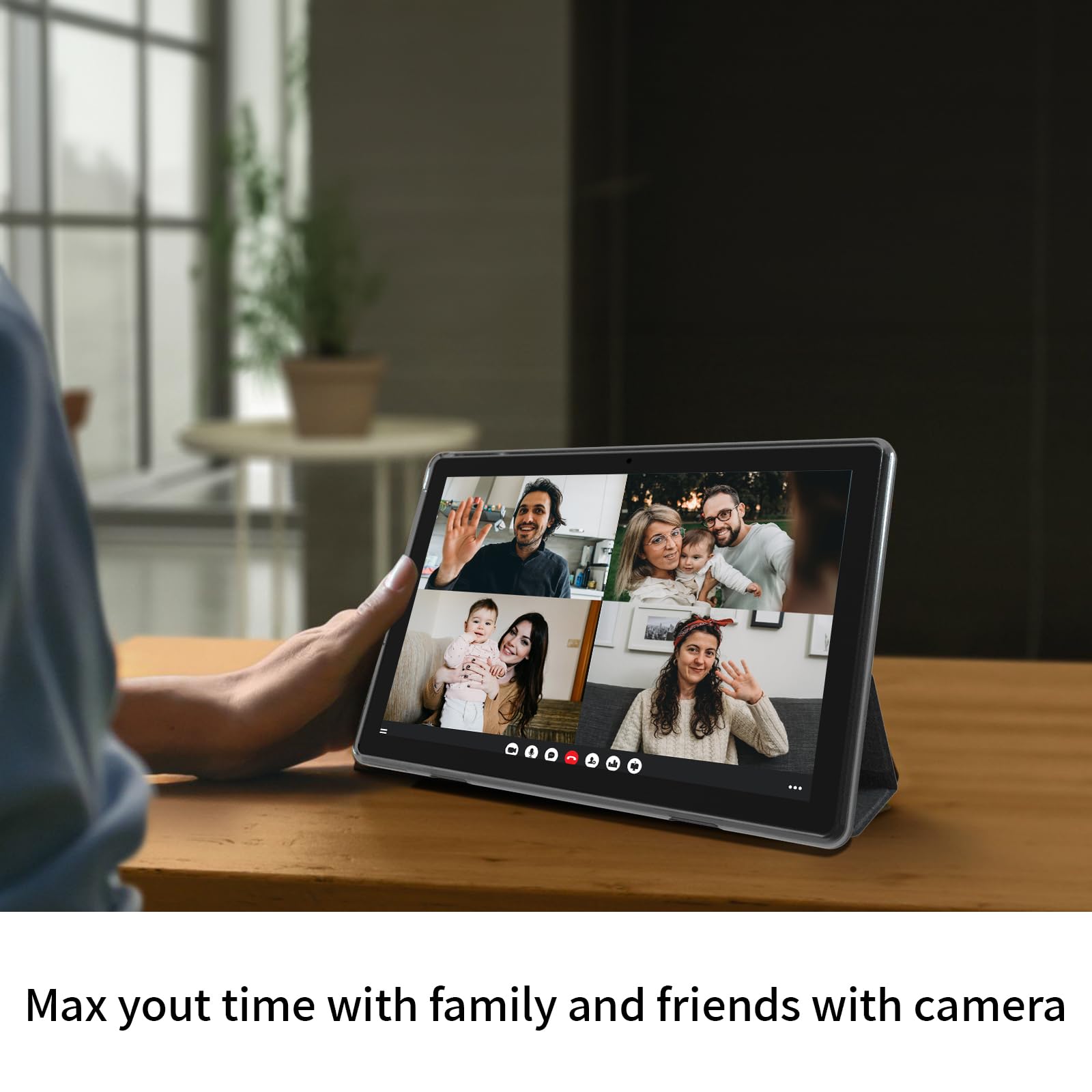TUOHAITIME 10inch Android13 Tablet, 8GB+64GB with Case, Keyboard, Mouse, Stylus, 1.8GHz Octa Core, 1280 * 800 HD Touch Screen, Dual Camera, Wi-Fi6, Bluetooth Tableta PC with Netflix