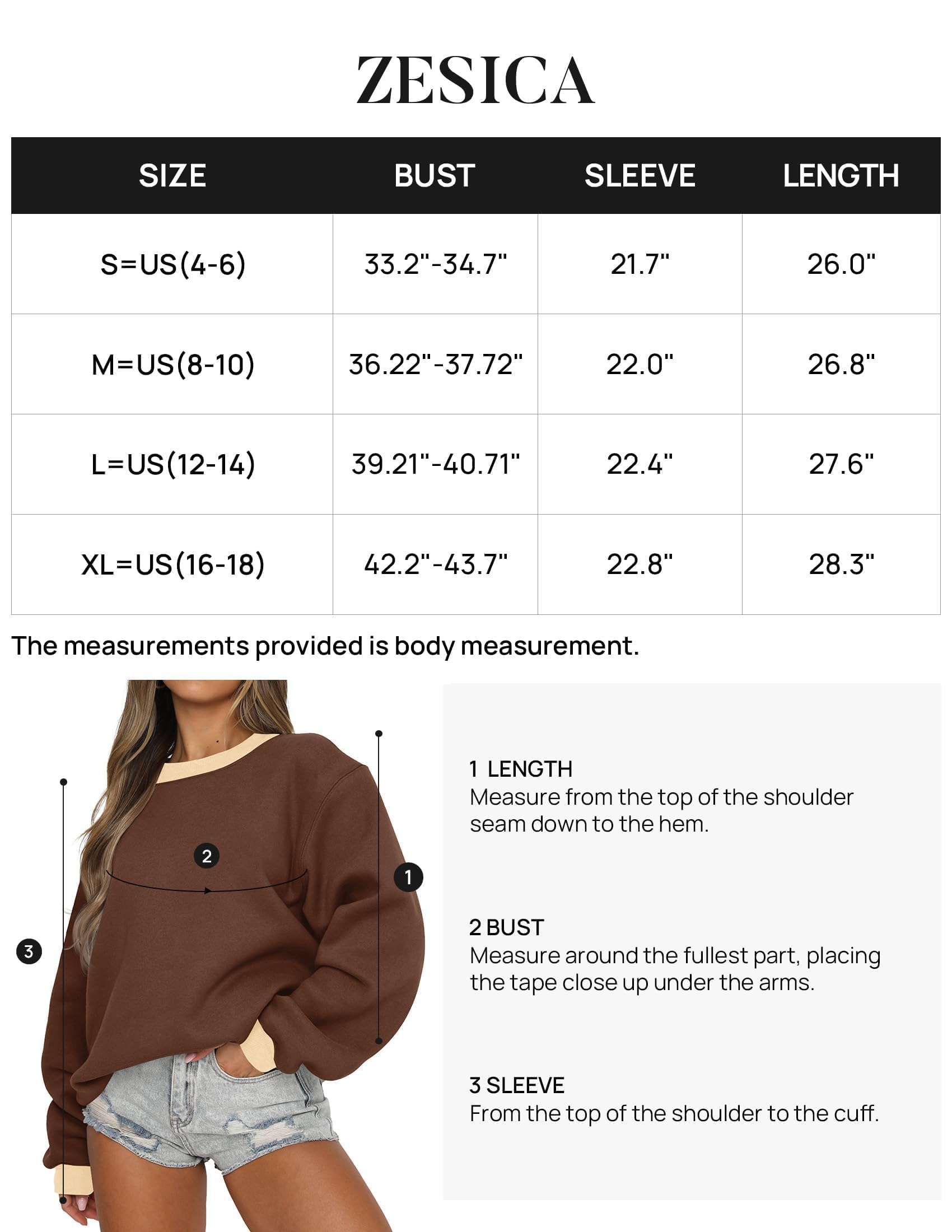 ZESICA Sweatshirt for Women Casual Long Sleeve Crewneck Oversized Pullover Jumper Tunic Tops,Rose,Small