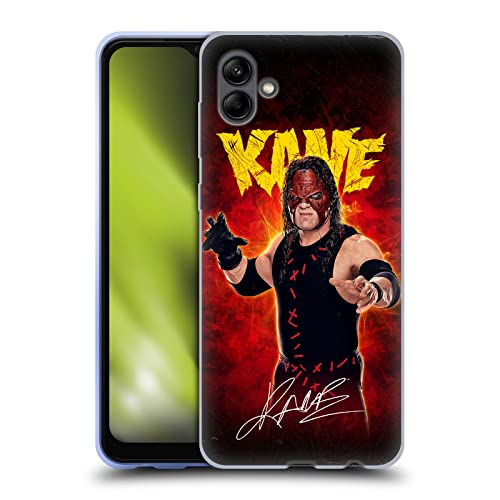 Head Case Designs Officially Licensed WWE LED Image Kane Soft Gel Case Compatible with Samsung Galaxy A04 (2022)