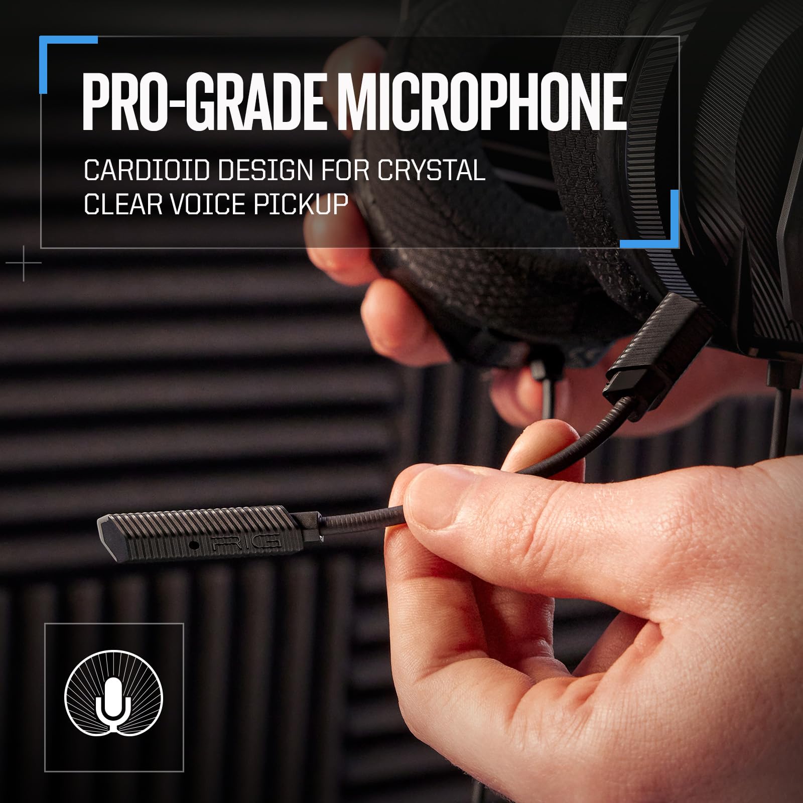 RIG 400HC Universal Performance Gaming Headset with Removable Noise Canceling Microphone for Xbox Series X|S, Xbox One, PlayStation, PS4, PS5, Nintendo Switch, and PC (Classic Black)