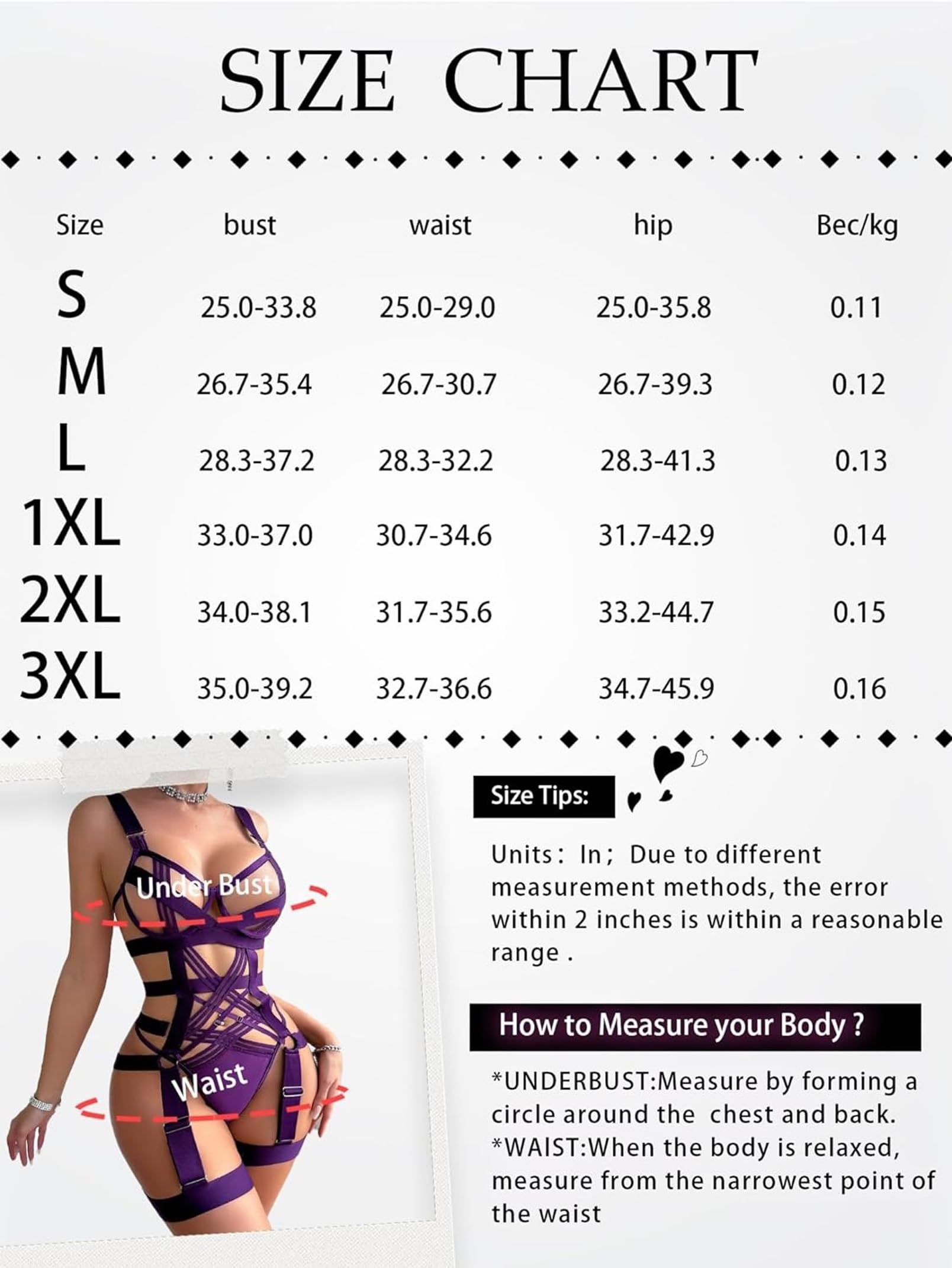 VUUEAN Womens Lingerie with Push Up Bra Support Bondaged Underwired Teddy Lingerie One Piece Babydoll (Color : Style-12, Size : Small)
