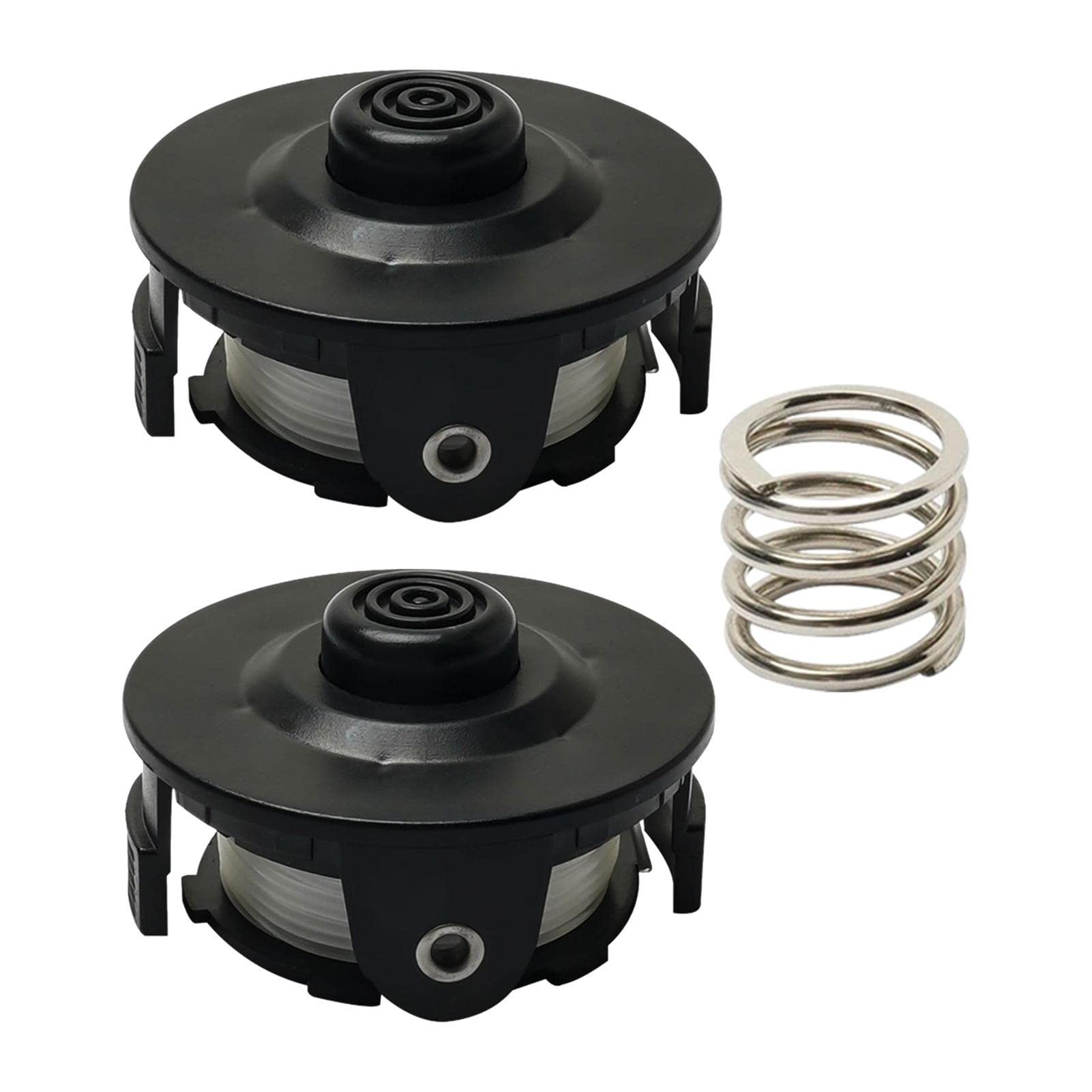BIVITA Grass Cutter Spool, 195858-1/196146-9 Trimmer Spool - Nylon Thread Spools Replacement - Round Shape Cutter Parts, Grass Trimmer Machine Accessories