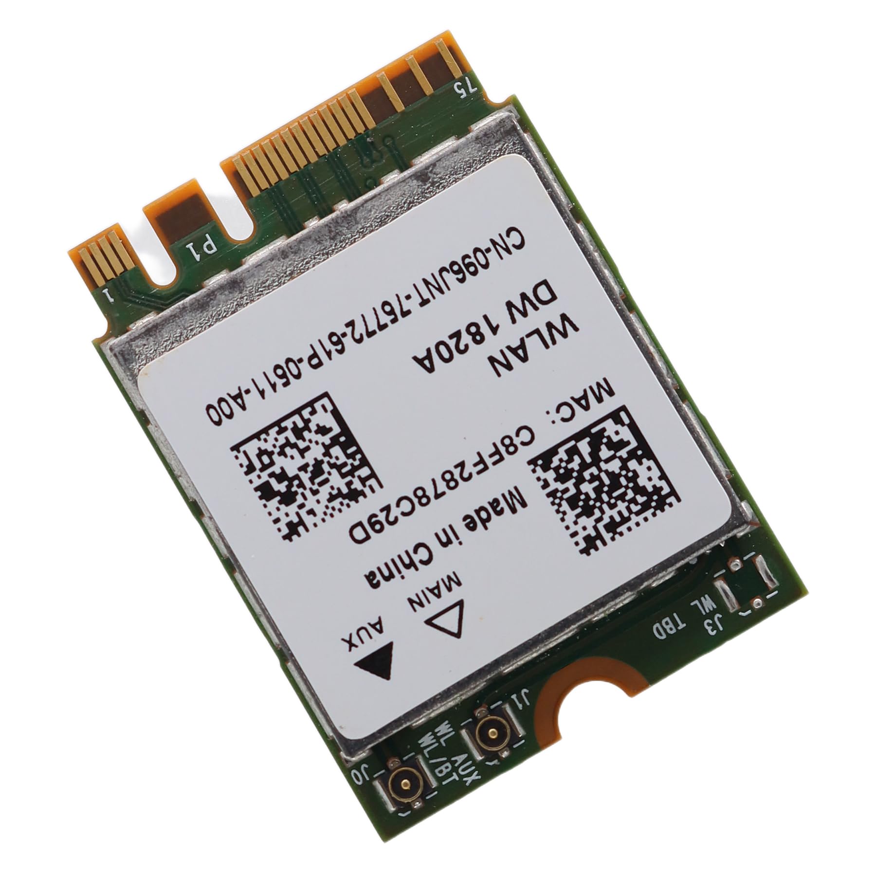 Deal4GO BCM94350ZAE 802.11ac 867Mbps M.2 NGFF WLAN WiFi Adapter Wireless Card w/BT 4.1 Replacement for Dell Laptop DW1820A BCM94352Z Hackintosh Windows 7/8/10/11