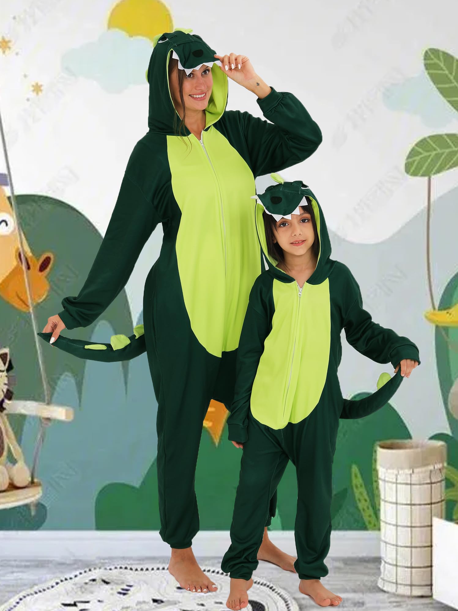 YEAXLUD Halloween Family Pajamas Set for Adult Women Men Skeleton Matching Spooky Pjs for Couples Pajama