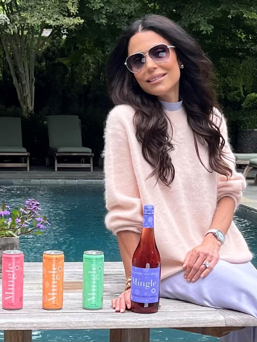 Mingle Mocktails Non Alcoholic Cocktails - 750ml Bottles (Various Flavors, 5 Bottle Pack)