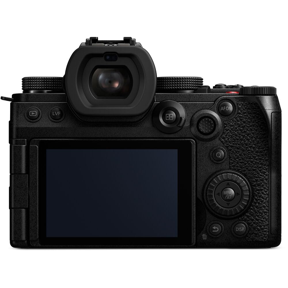 Panasonic Lumix S5 IIX Mirrorless Camera (DC-S5M2XBODY) + 64GB Memory Card + Card Reader + Case + Flex Tripod + Cleaning Kit + Memory Wallet + Hand Strap