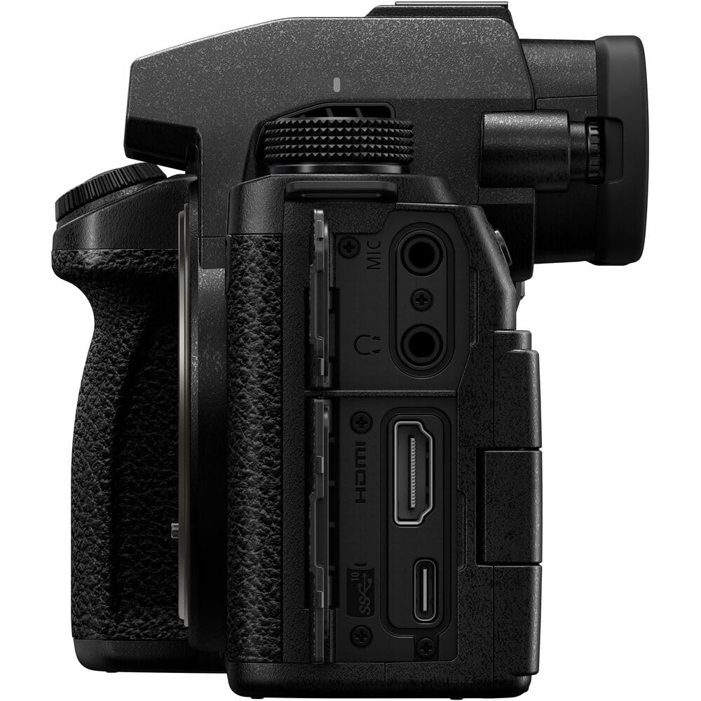 Panasonic Lumix S5 IIX Mirrorless Camera (DC-S5M2XBODY) + 4K Monitor + 2 x 64GB Memory Card + Corel Photo Software + 3 x DMW-BLK22 Battery + Triple Shoe Bracket + Charger + LED Light + More