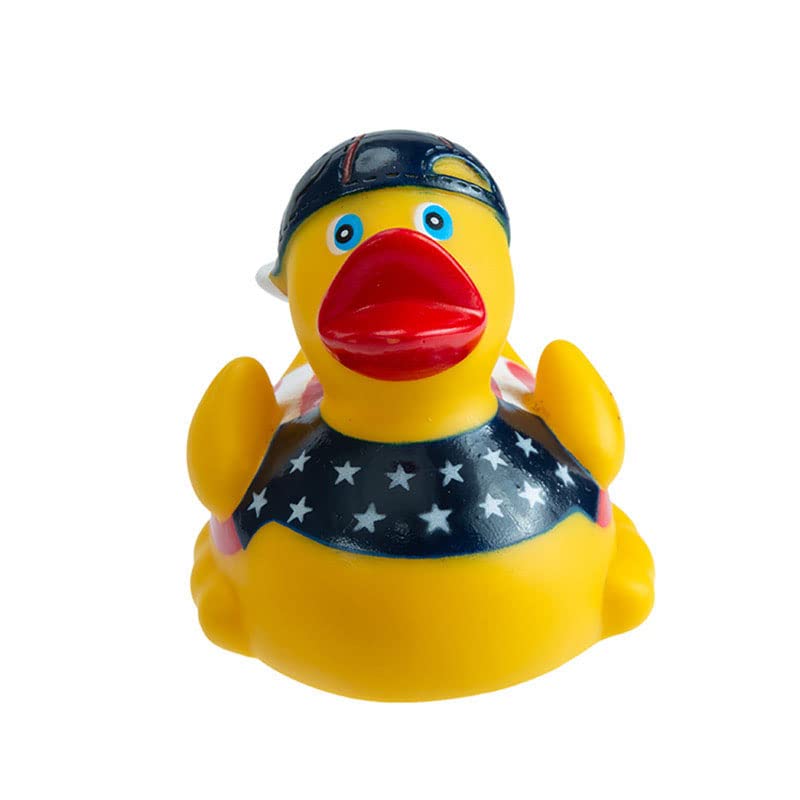 Nuwani 5.5" Christmas Rubber Duck Bath Ducks for Kids, Jeeps Ducking Rubber Ducky Toys, Collectible Figurines Gift for Adults, Large Santa Claus Rubber Duckies for Baby Brithday