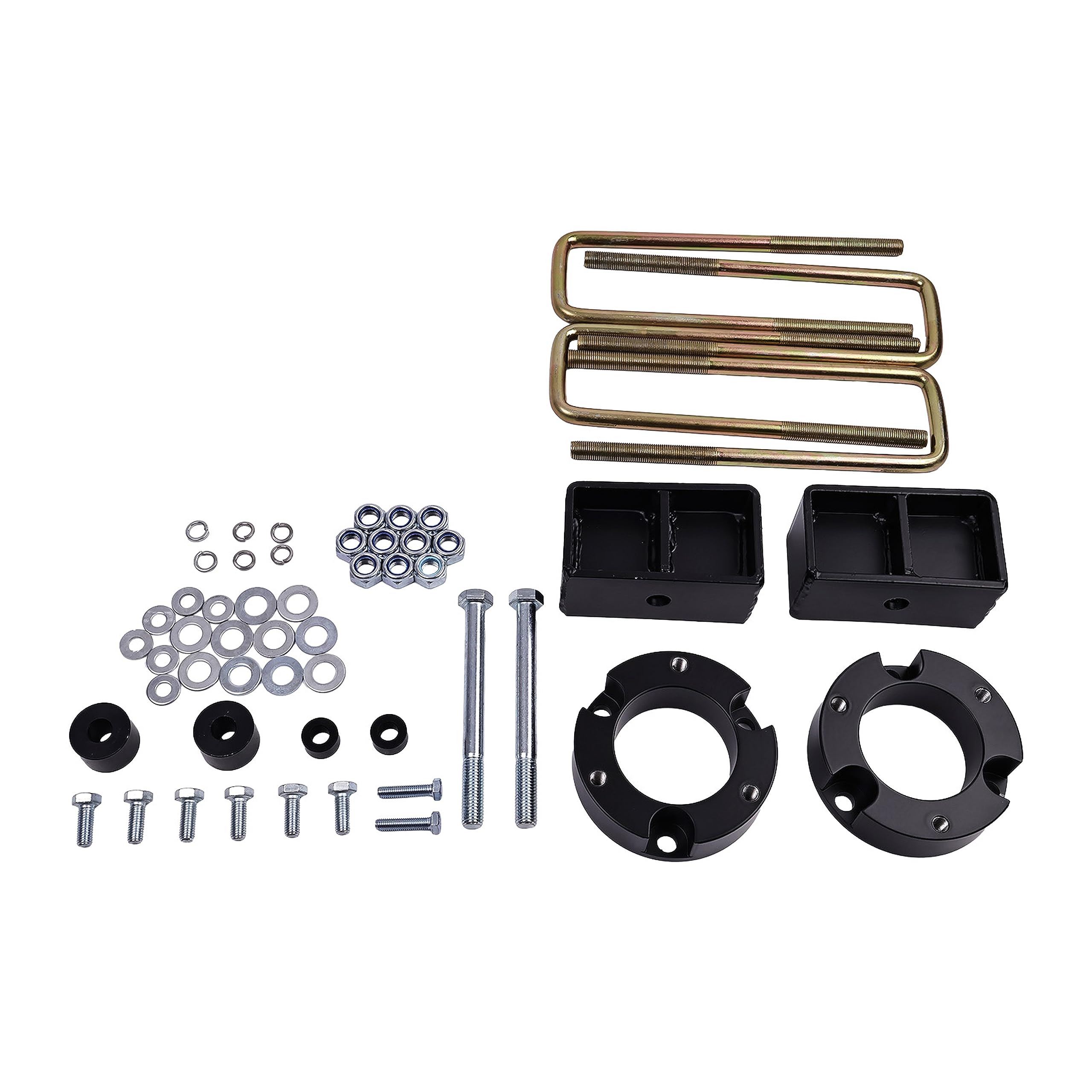 JEENDA 3" Front + 3" Rear Lift Kit 05TMA33-DD Compatible with Toyota Tacoma 4X4 4WD, SR5, TRD 2005-2022 with Diff Drop Full Suspension Leveling Lift kits w/Differential Drop, Replaces 05TMA33DD