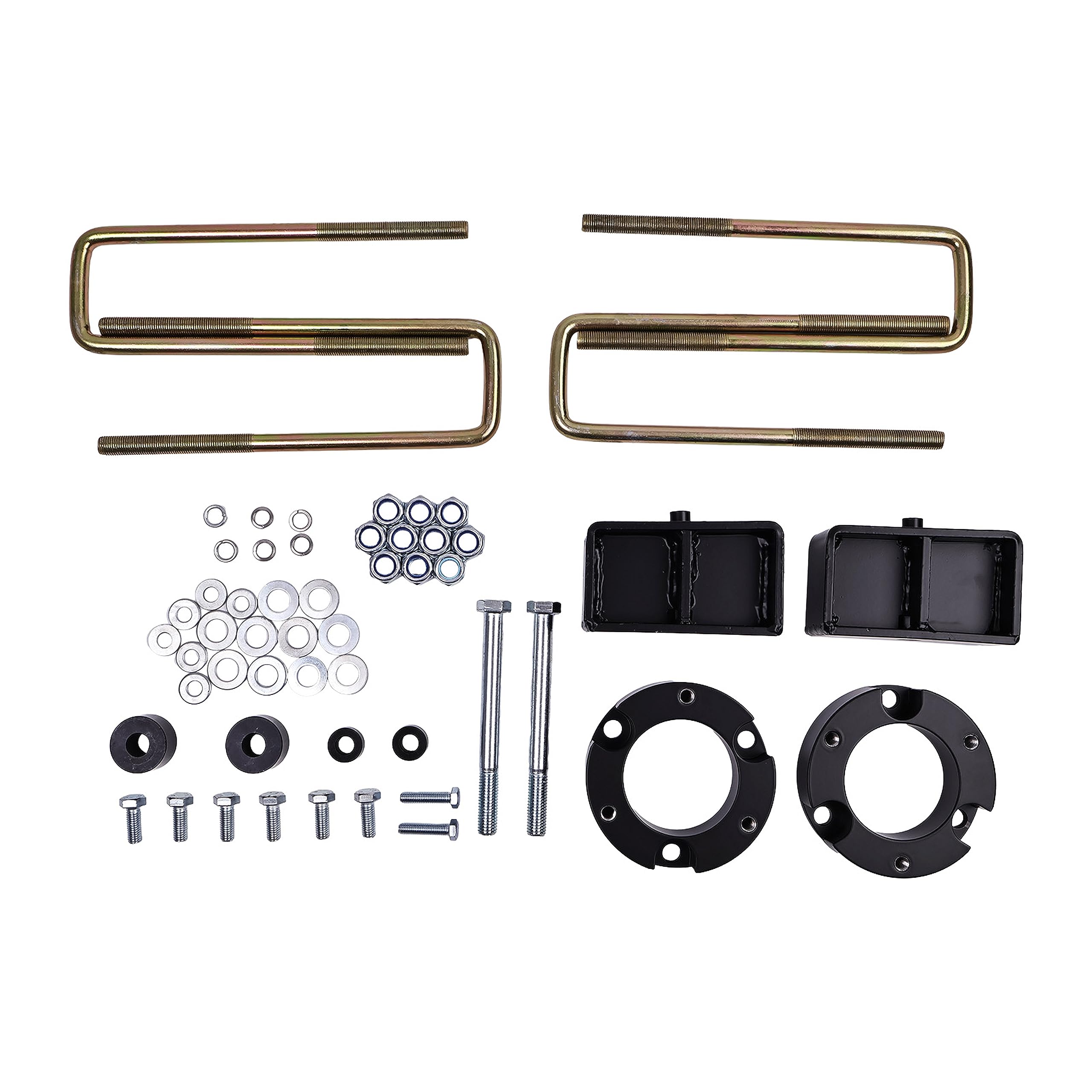JEENDA 3" Front + 3" Rear Lift Kit 05TMA33-DD Compatible with Toyota Tacoma 4X4 4WD, SR5, TRD 2005-2022 with Diff Drop Full Suspension Leveling Lift kits w/Differential Drop, Replaces 05TMA33DD