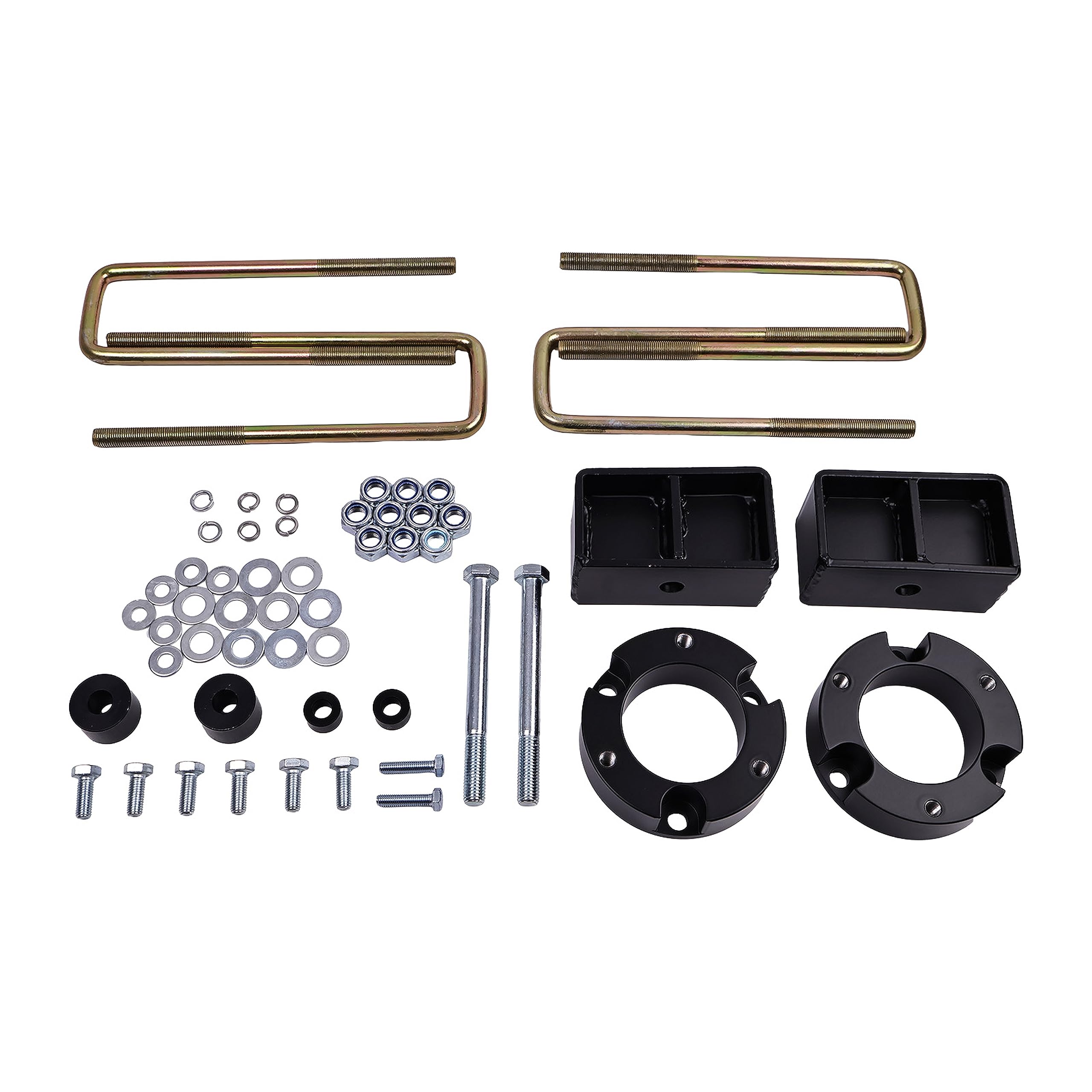 JEENDA 3" Front + 3" Rear Lift Kit 05TMA33-DD Compatible with Toyota Tacoma 4X4 4WD, SR5, TRD 2005-2022 with Diff Drop Full Suspension Leveling Lift kits w/Differential Drop, Replaces 05TMA33DD