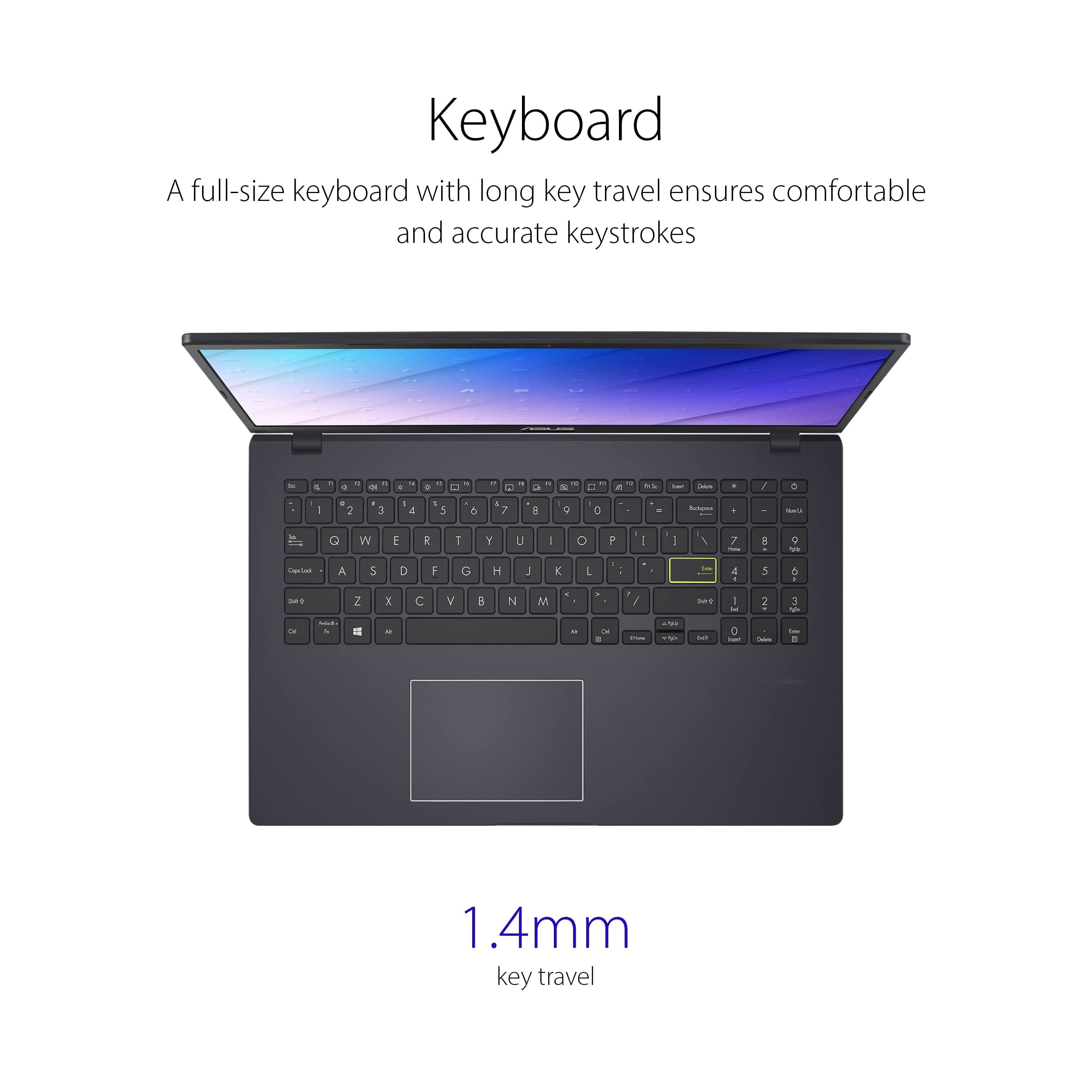 ASUS 2023 Newest Vivobook Laptop, 15.6” FHD Display, Intel Quad-Core Processor, 4GB RAM, 64GB eMMC + 256GB SD Card, Ultra Thin, Wi-Fi, Long Battery Life, Windows 11 Home in S Mode, Star Black