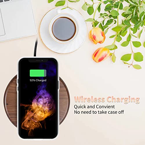 BWEGRHE for Samsung Galaxy A04 4G Clear Case with Art Horse Pattern Designed, Transparent Dual Layer Soft TPU Bumper + Hard PC Shockproof Protective Phone Case for Galaxy A04 4G