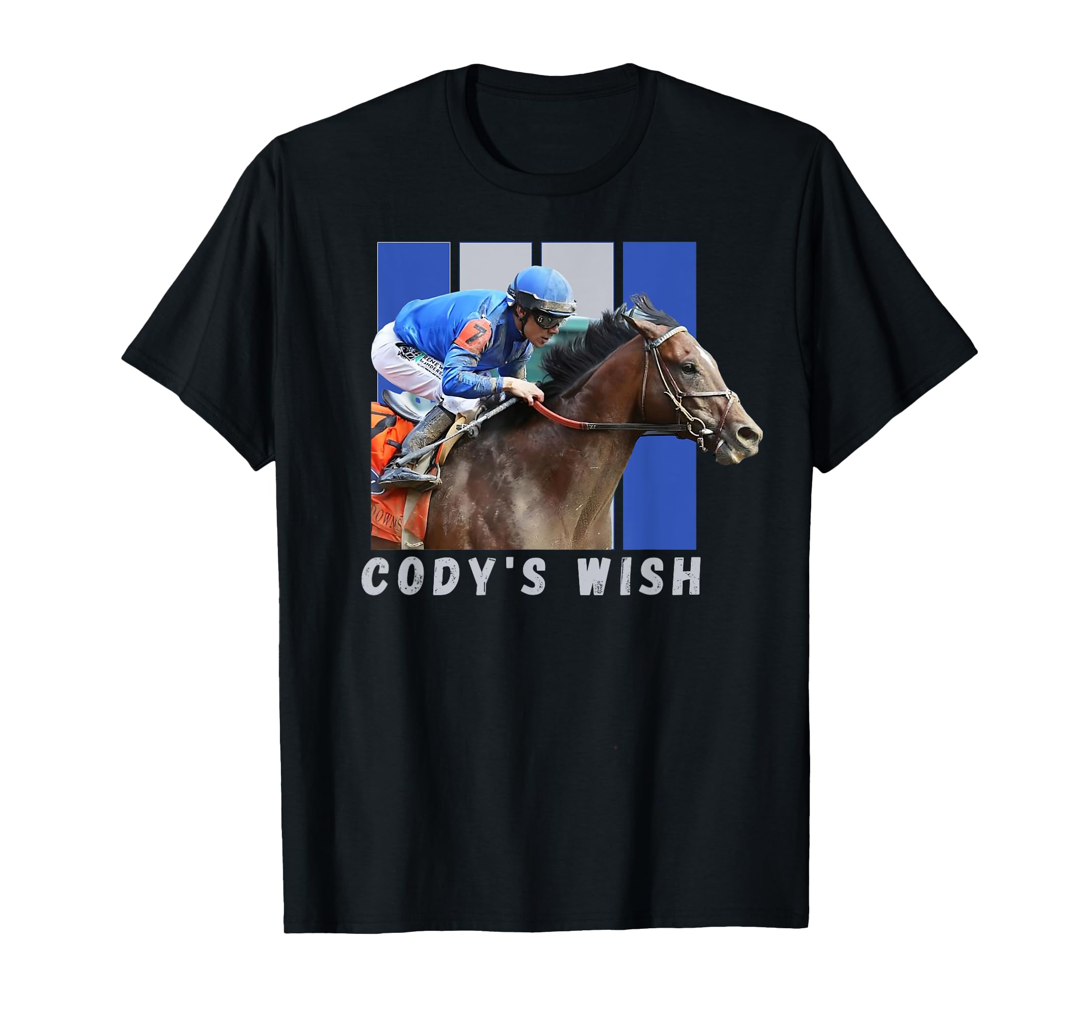 Cody's Wish Horse Racing Thoroughbred, Del Mar, Santa Anita T-Shirt